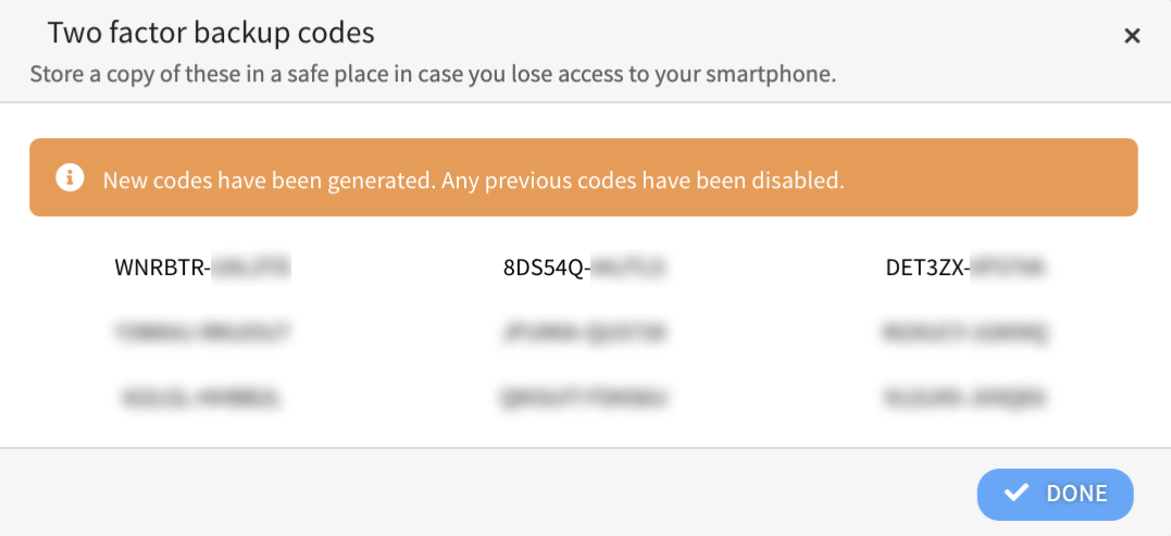 Generating Backup Multi Factor Authentication Mfa Codes